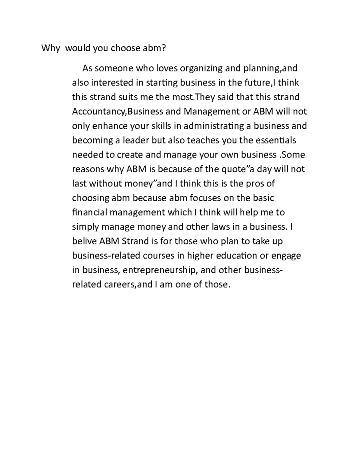 Why would you choose abm - Some reasons why ABM is because of the quote ...
