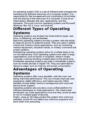 Introduction to IO Systems - Introduction to IO Systems Input/output (I/O) systems are the basic ...