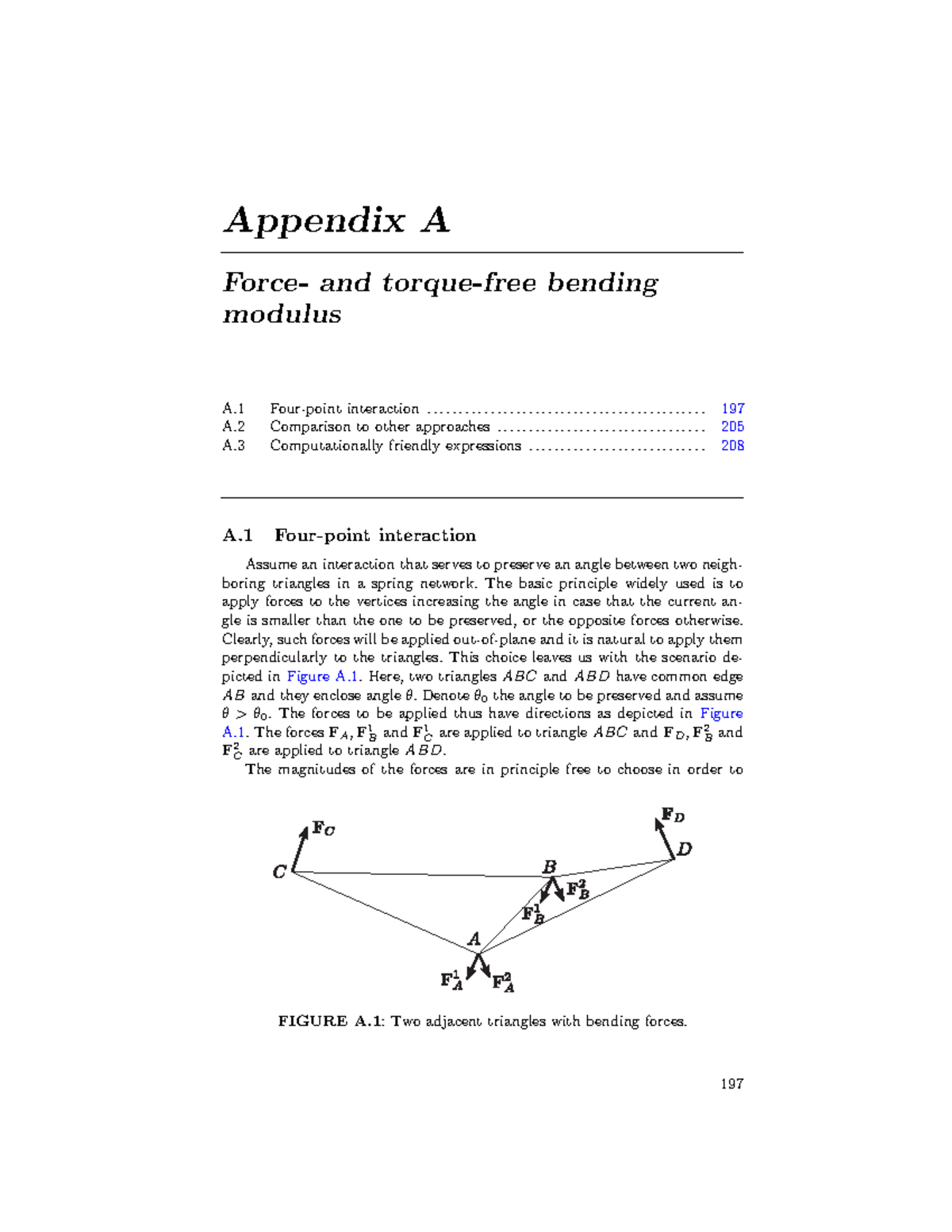 Force- and torque-free bending modulus - Appendix A Force- and torque ...
