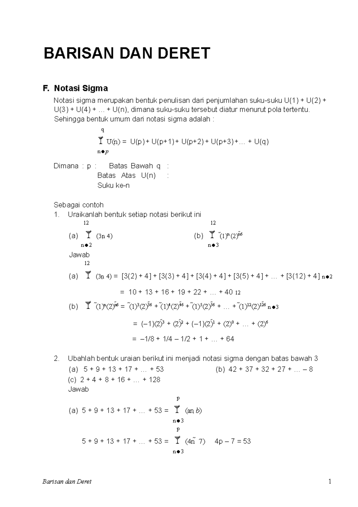 11-Notasi Sigma - this is some explanation and question practical about ...