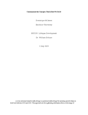 Module 4 Journal Entry - Summary Lifespan Developmental Psychology ...