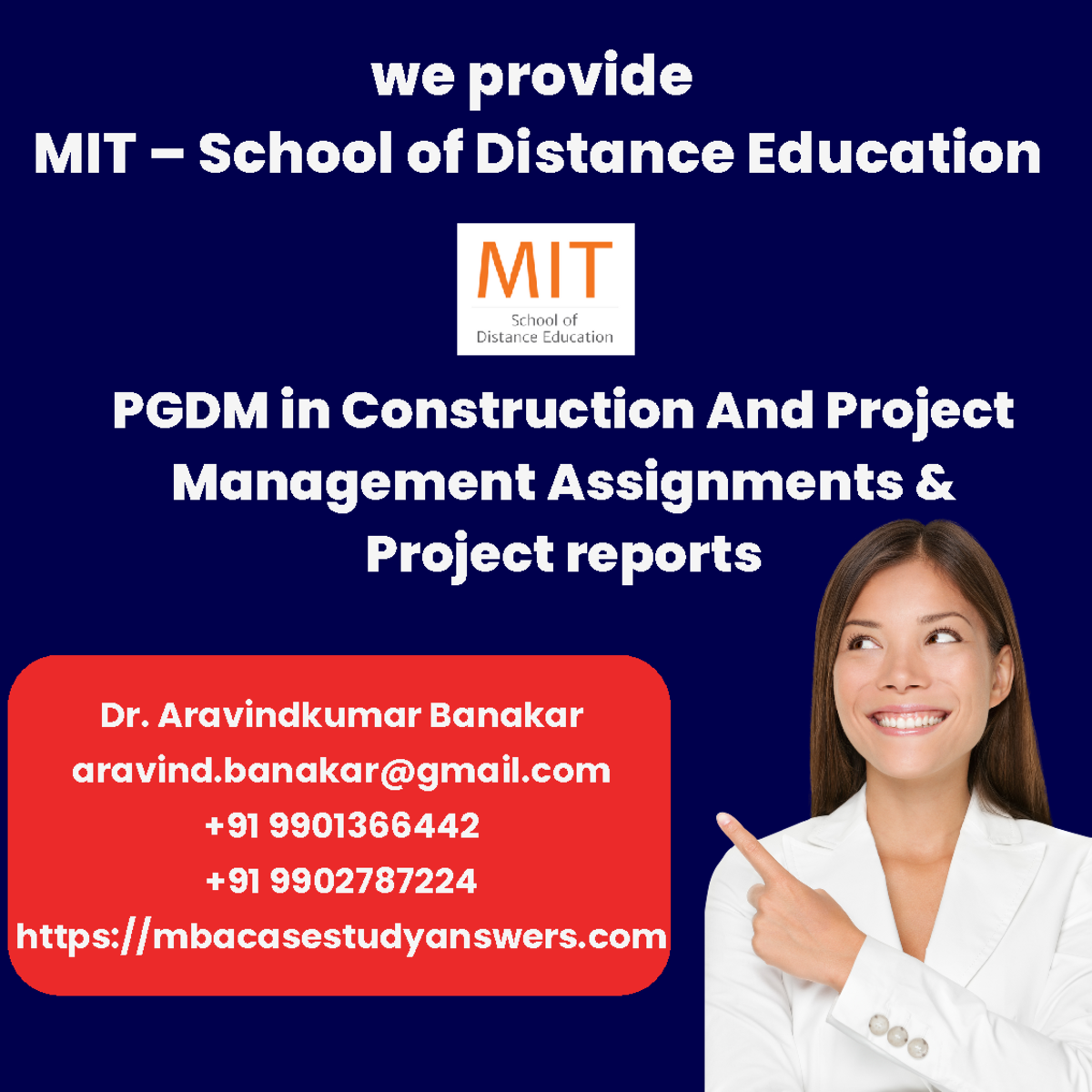 MIT SDE Executive MBA Assignments & Project reports with Certificate by DR. Aravind - Studocu
