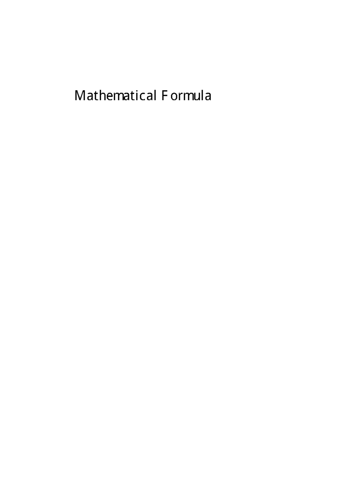 Mathematical Formula Handbook - 1. Series Arithmetic and Geometric ...