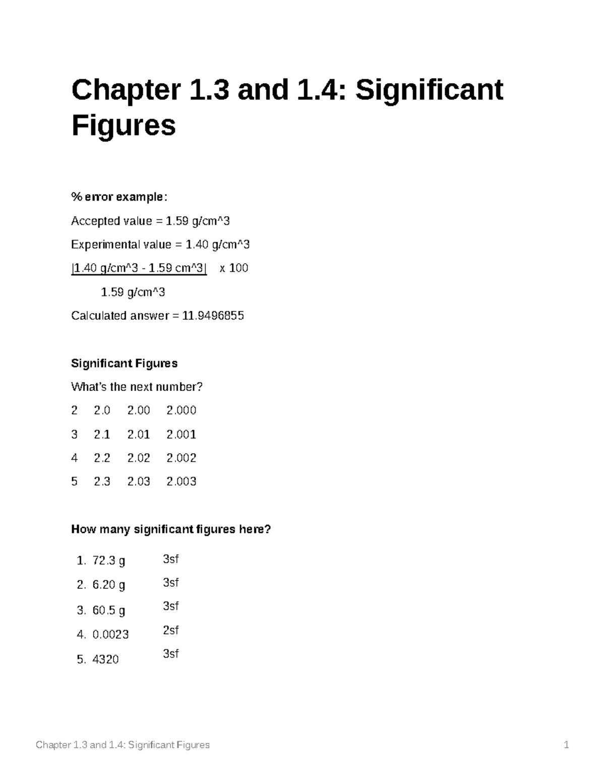 Significant Figures Significant Figures What s The Next Number 2 2 2