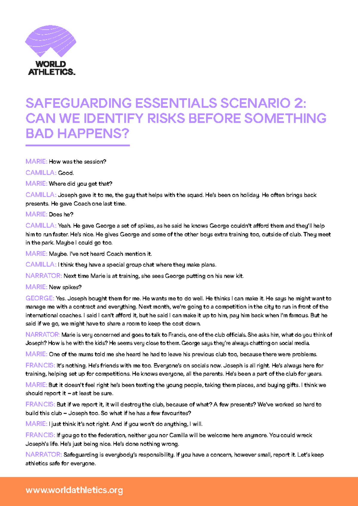 Can we identify risks before something bad happens - SAFEGUARDING ...
