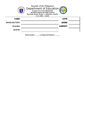Active- Recreation - Mapeh Notes 2023-2024 - ACTIVE RECREATION (SPORTS ...