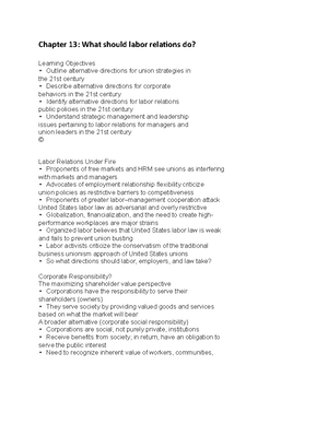 Chapter 5 Labor and Management: Strategies, Structures, and Constraints ...