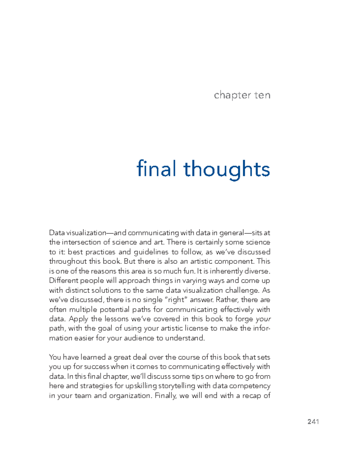 10.Reflexiones finales storytelling-with-data-cole-nussbaumer-knaflic ...