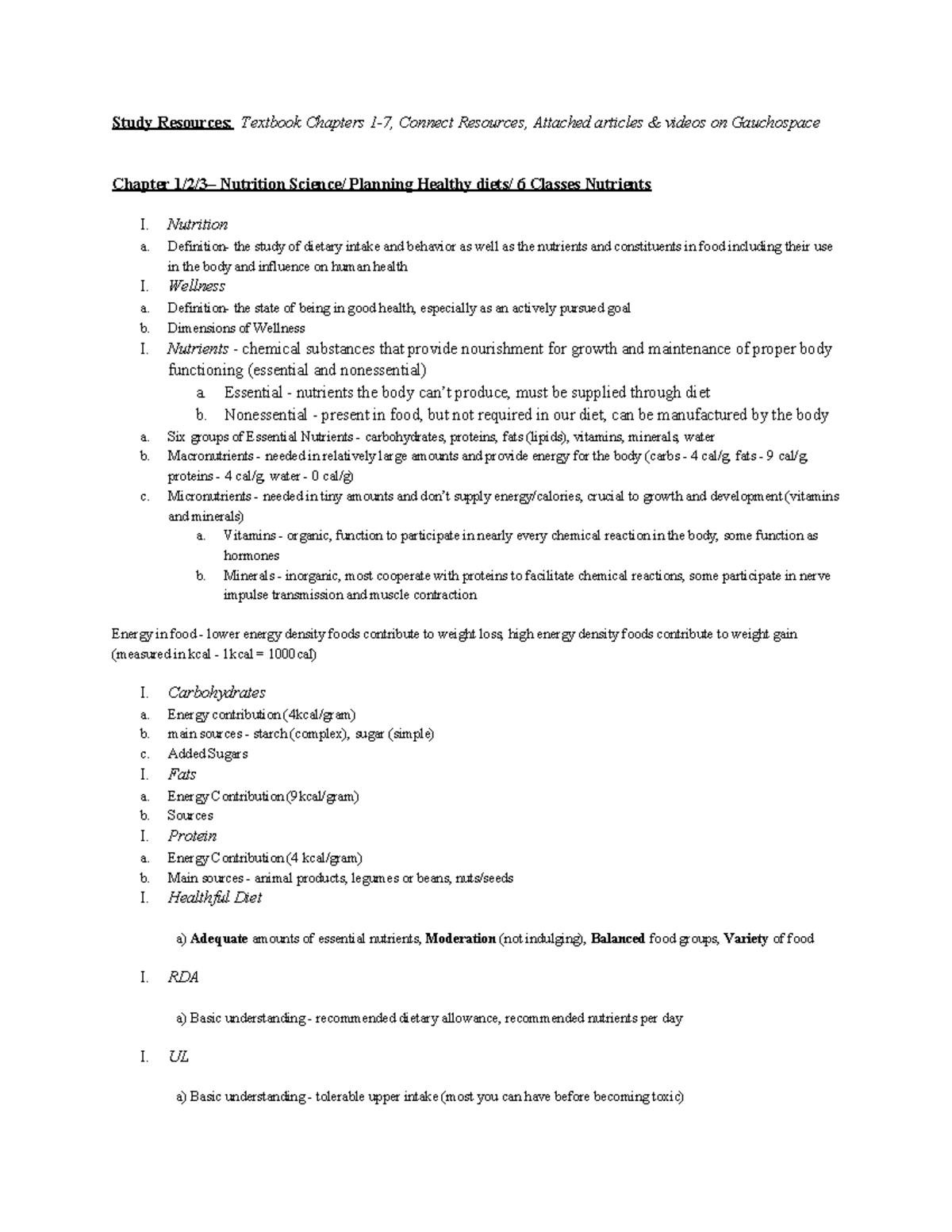 Study Guide ESS 3 - Amy Jamison - Study Resources: Textbook Chapters 1 ...