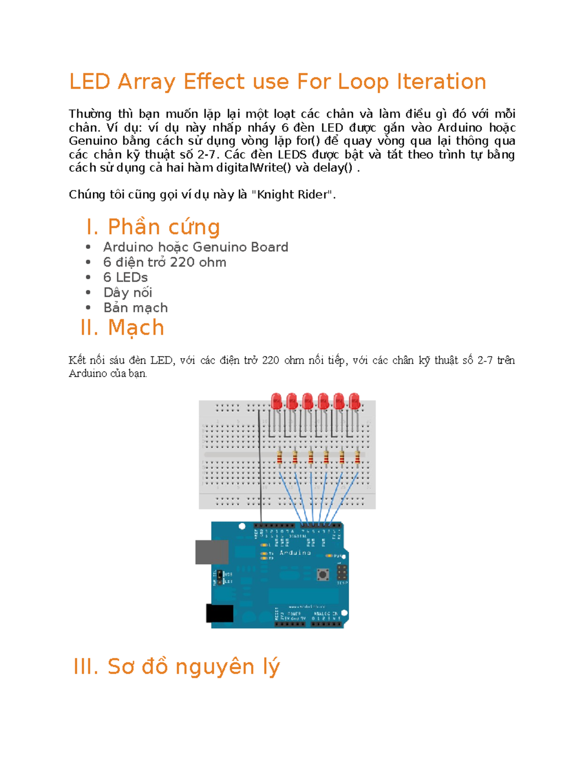 7 Led Array Effect Agafdgfdsg Led Array Effect Use For Loop Iteration Thường Thì Bạn Muốn 