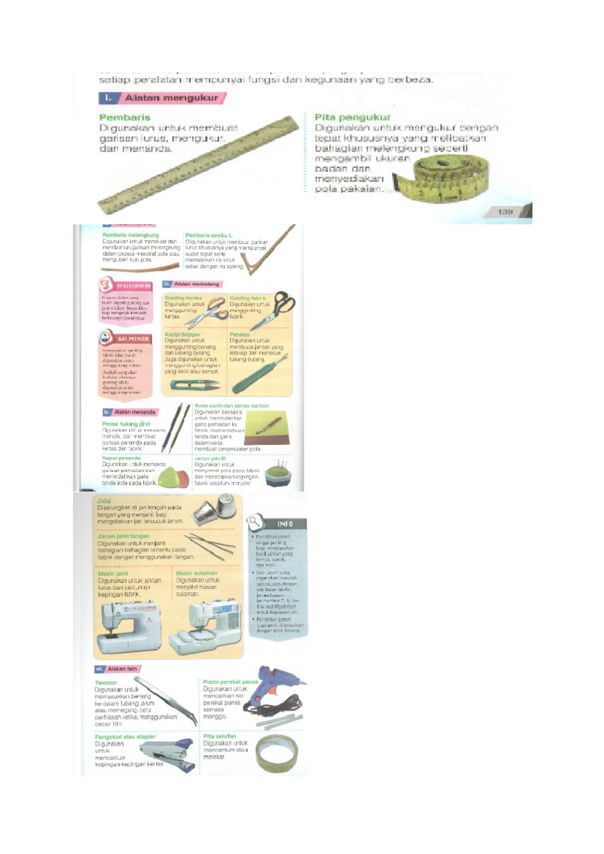 Doc1 - Doc1 - satiap peralatan rempunyai fungsi dan kegunaan yang ...