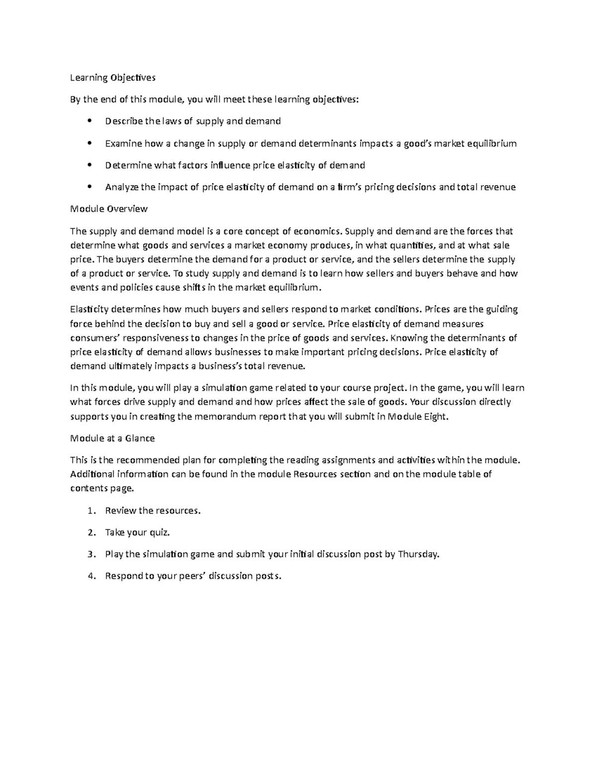 Module 3 - Learning Objectives By the end of this module, you will meet ...