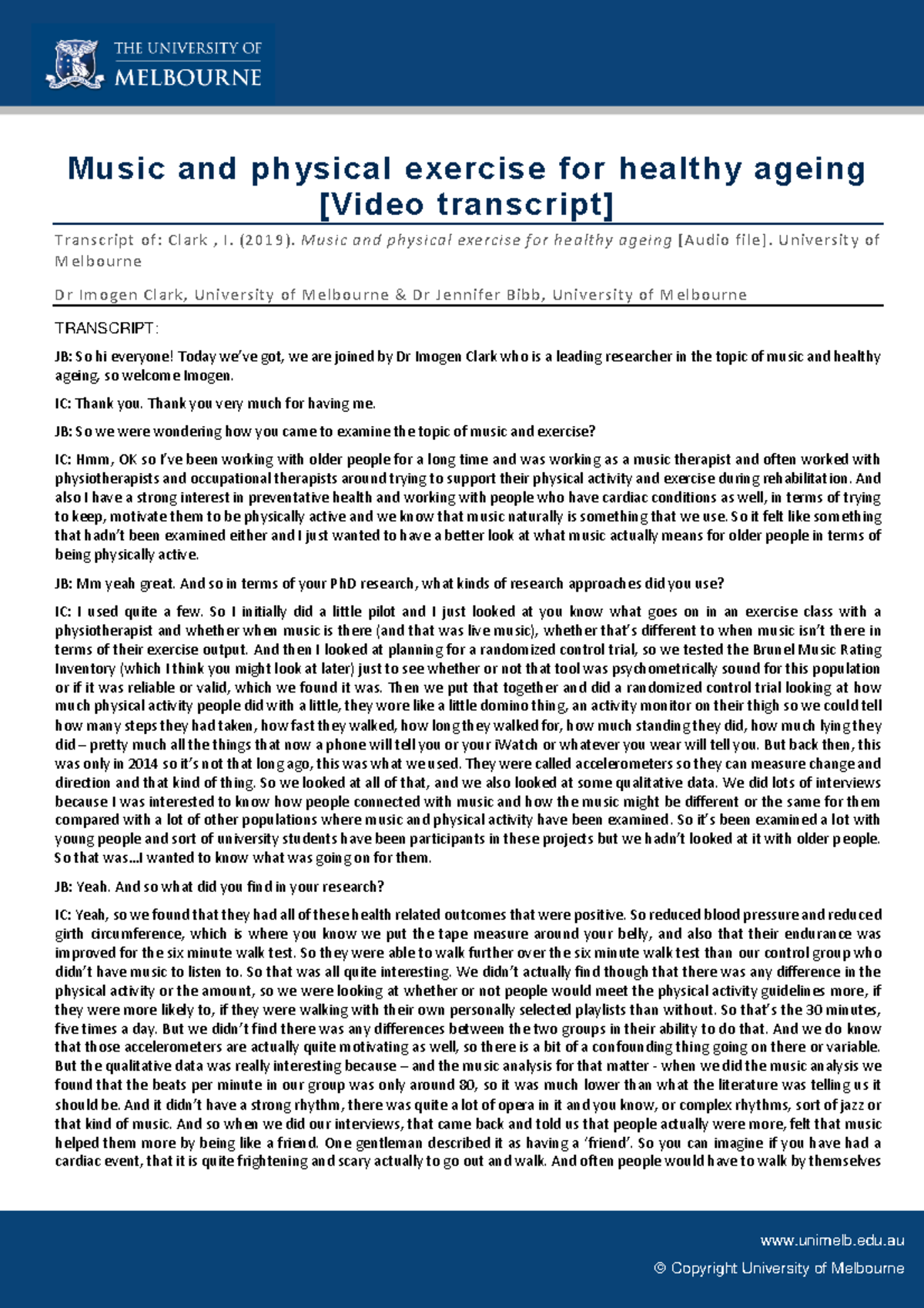 MUSI2015 0 Music and physical exercise with older people - Audio ...