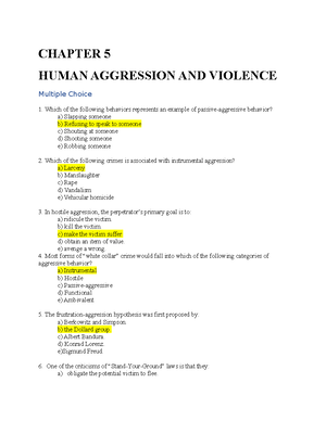 Sample questions part 3 - CHAPTER 7 CRIMINAL PSYCHOPATHY Multiple ...