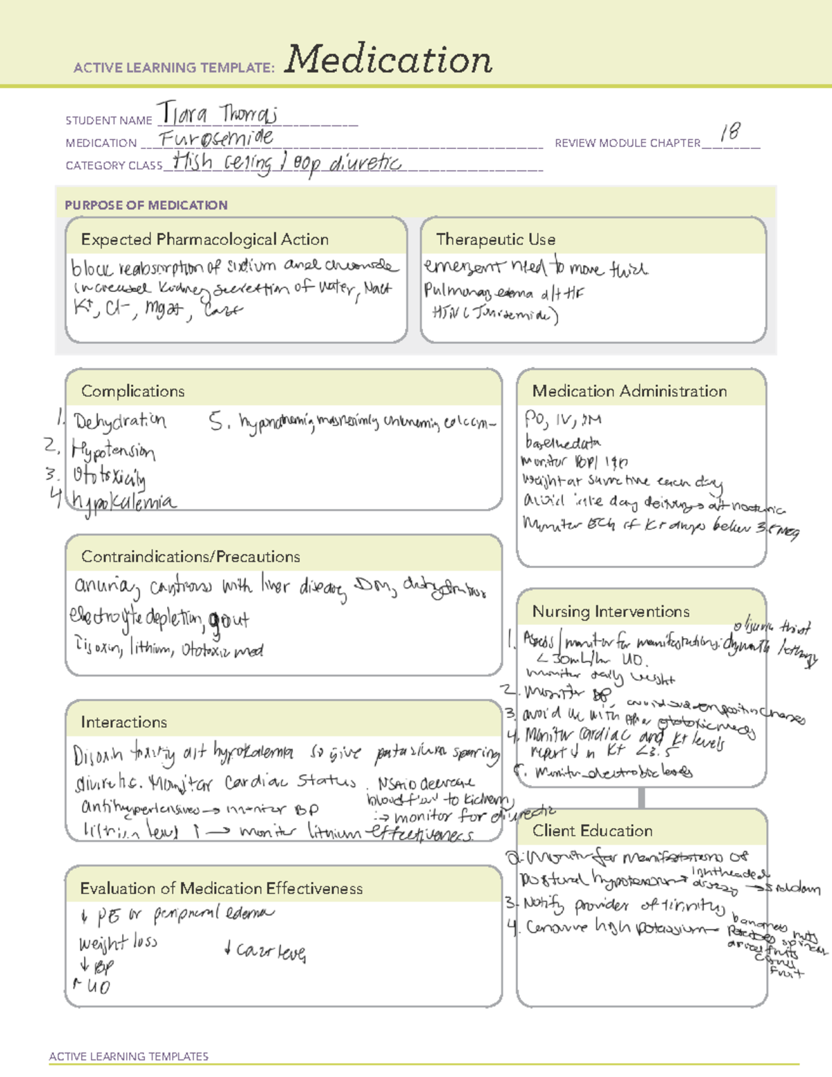 Medication 2 - This is just fundamentals to study :) - ACTIVE LEARNING ...