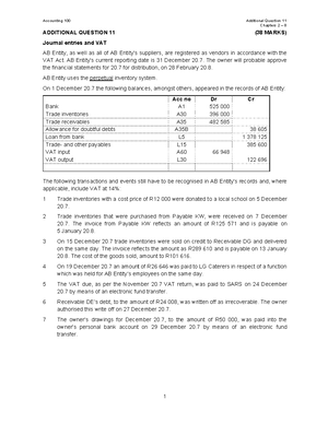 Learning unit 7 activities discussion - Learning activity 7. Calculate ...