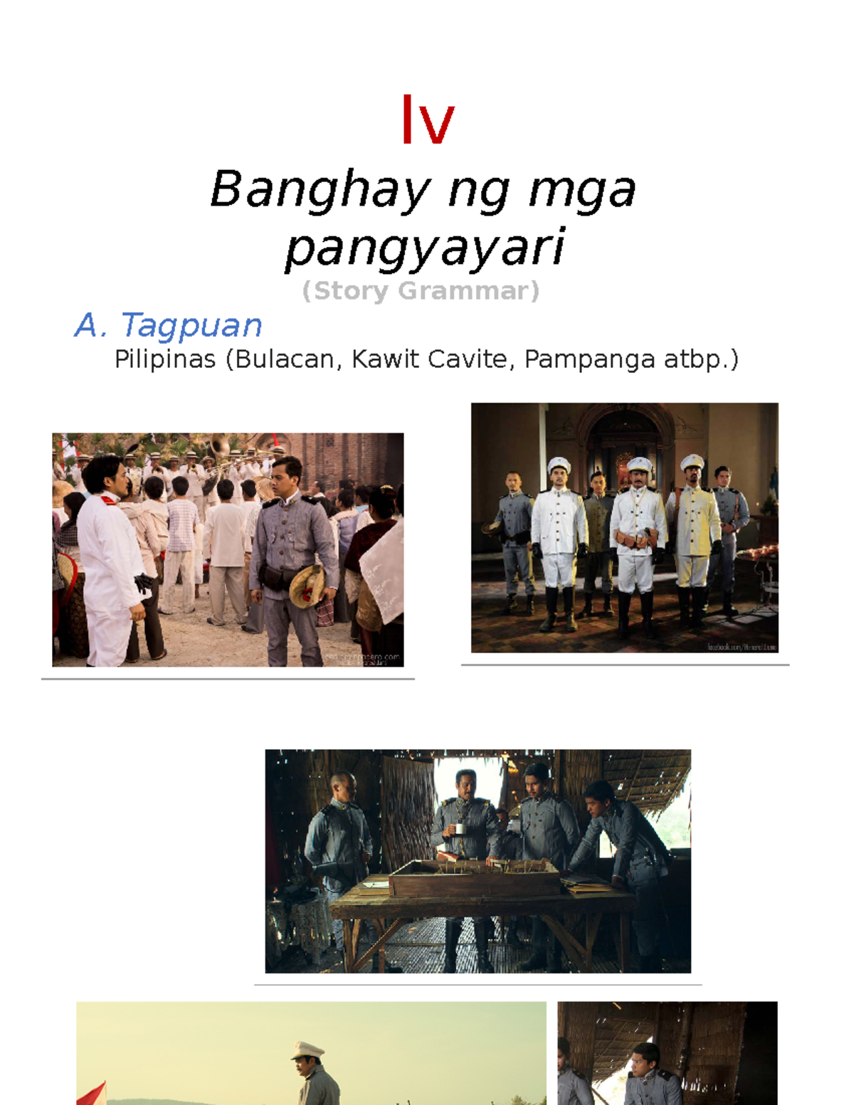 IV Banghay ng mga pangyayari Story Gramm - Iv Banghay ng mga pangyayari ...
