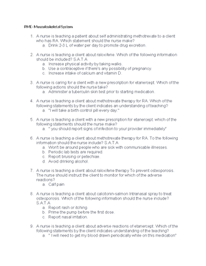 PME- Hematologic System - A nurse is caring for a client who is ...