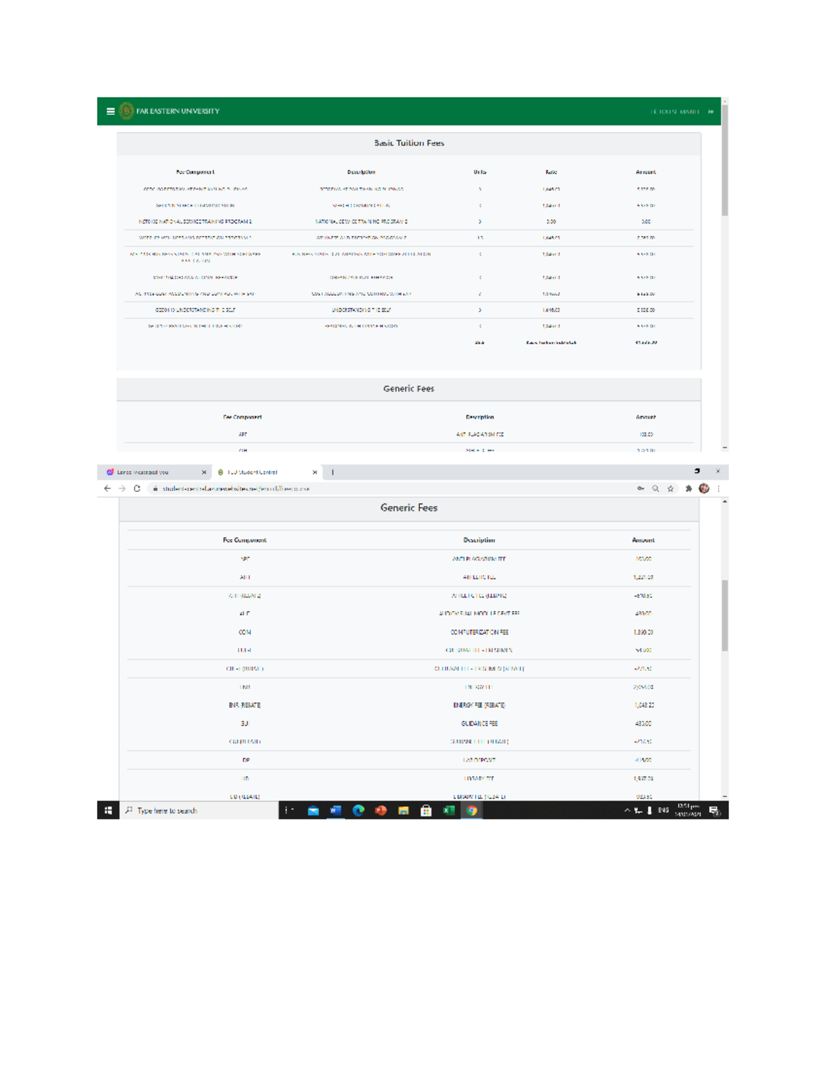 Tuition fee breakdown - none - Basic English Course 2 - Studocu