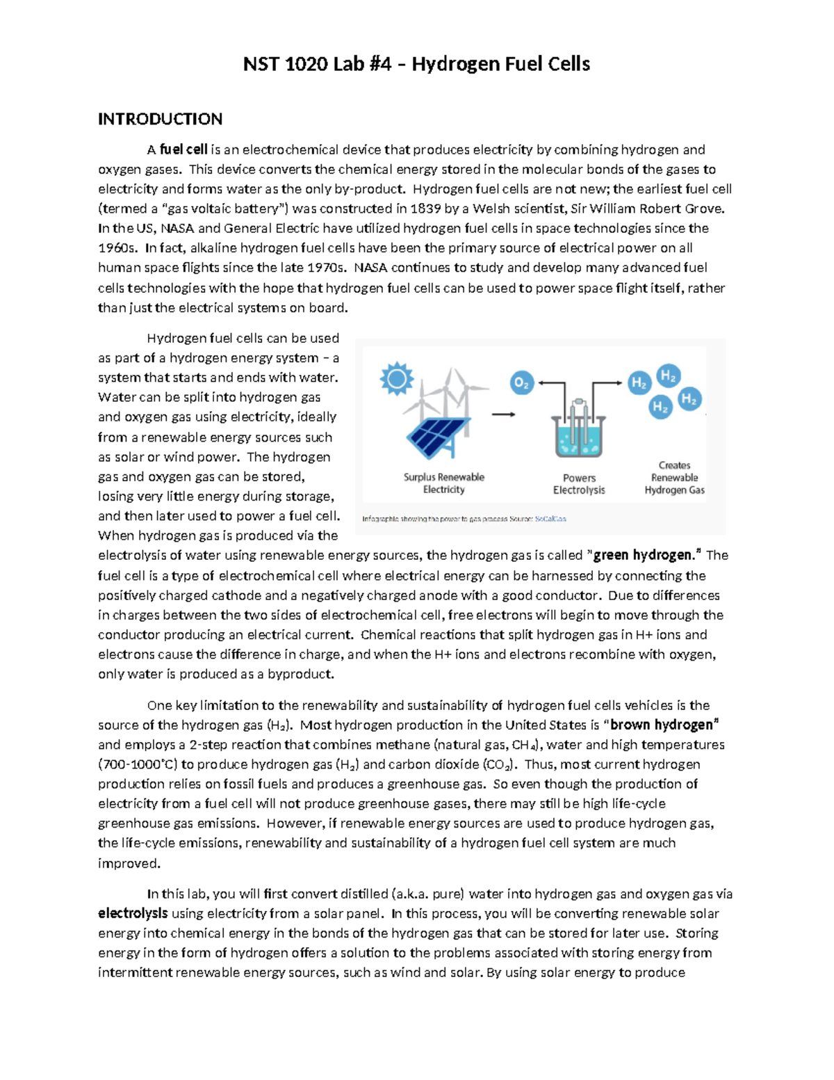 Lab4.Fuel.Cells - Lab example - INTRODUCTION A fuel cell is an ...