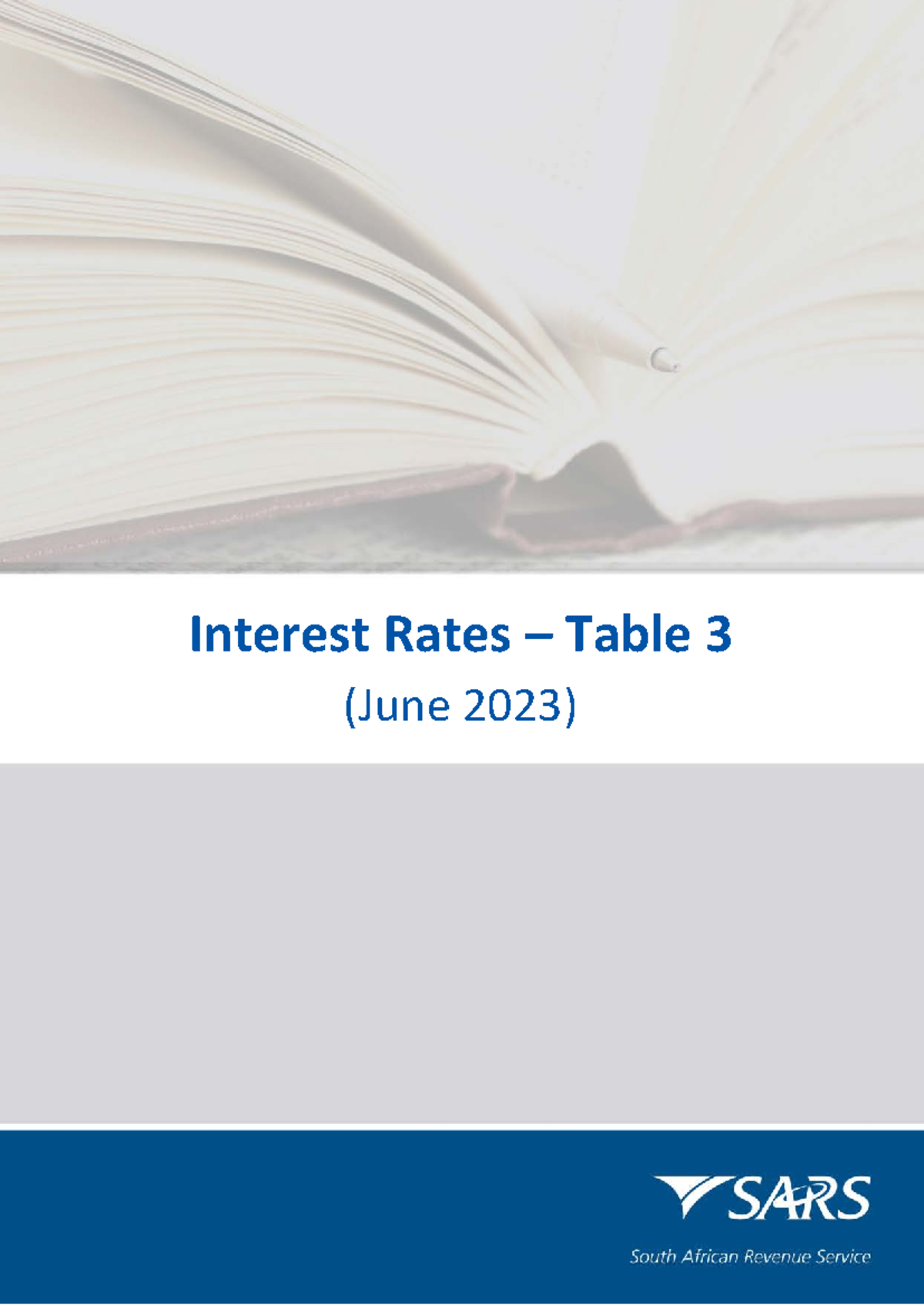 SARS Official rate - Table 3 – Rates at which Interest-free or Low ...