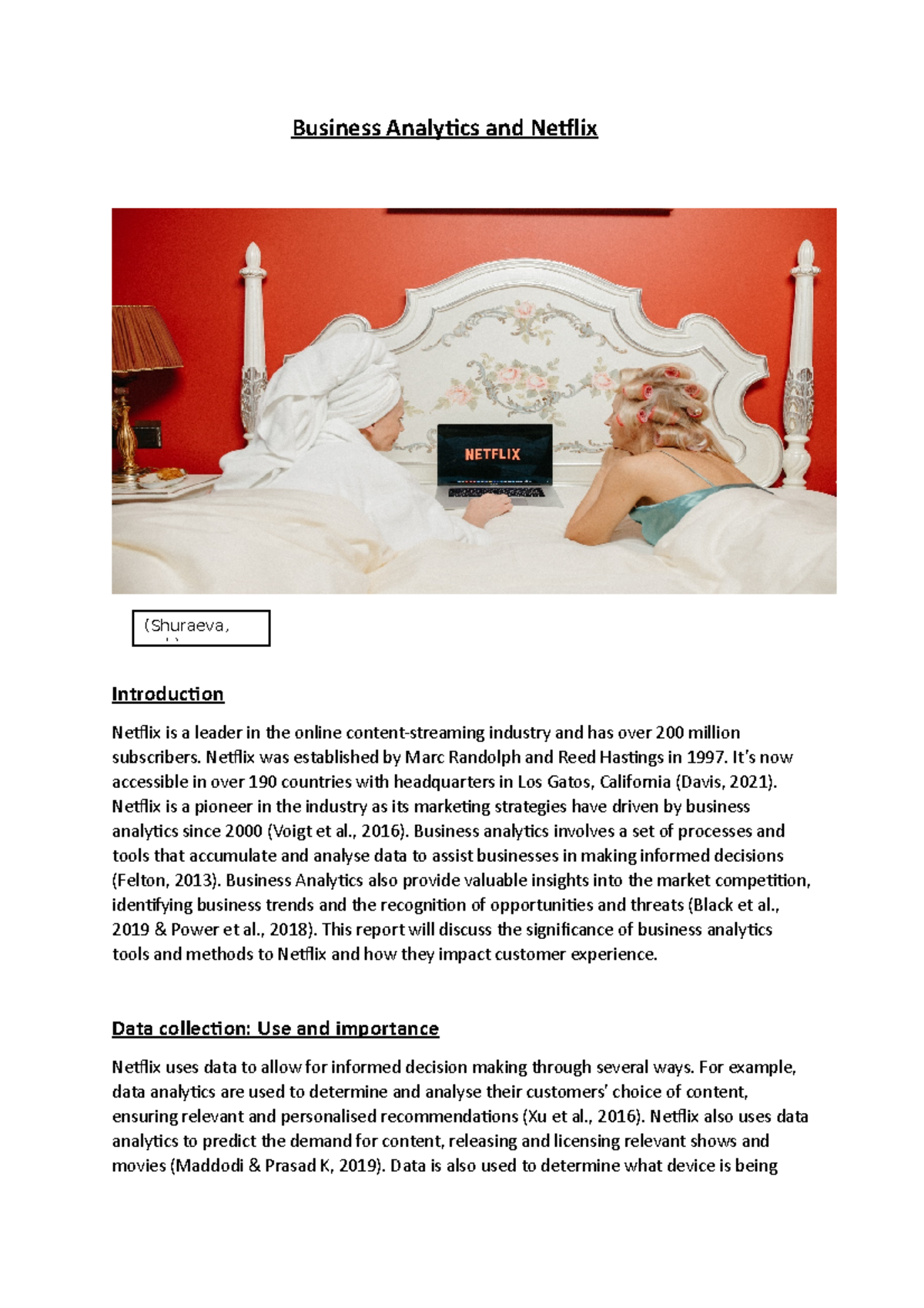 Netflix case study business analytics - Business Analytics and Netflix ...