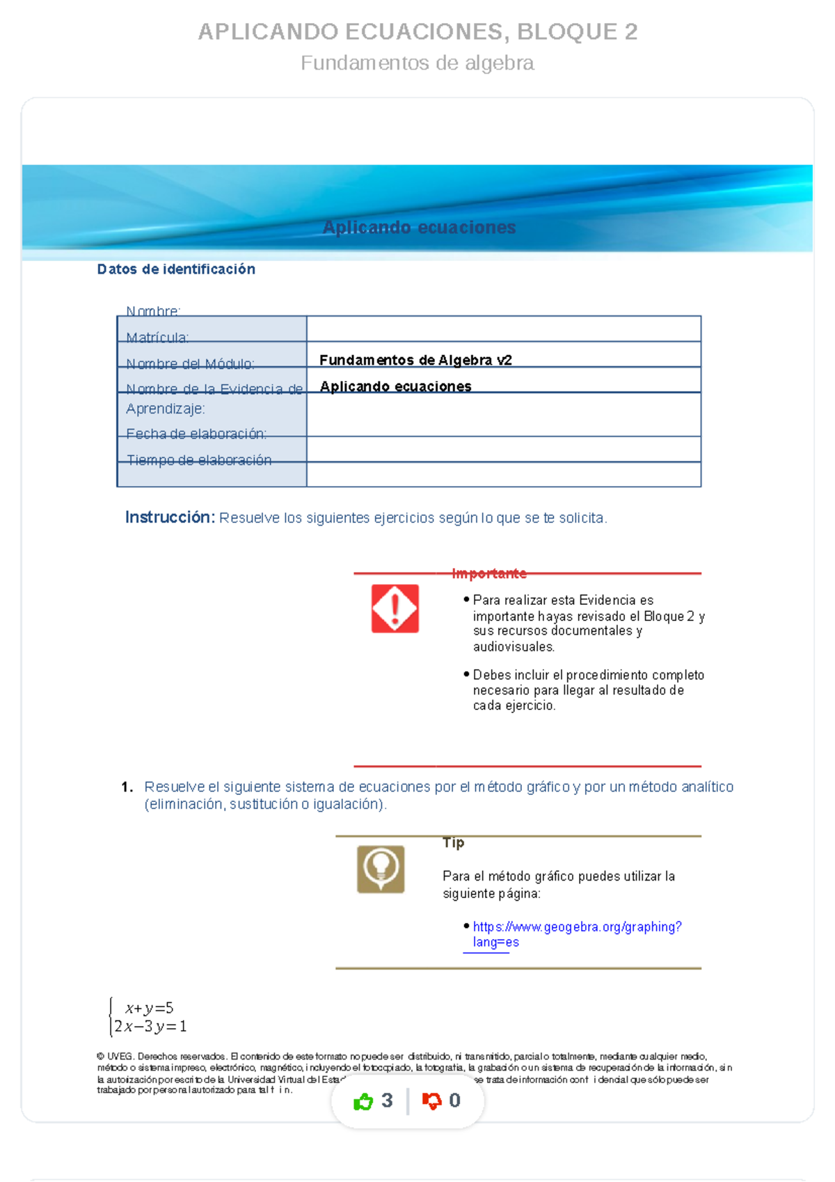 Aplicando-ecuaciones-bloque-2 compress - APLICANDO ECUACIONES, BLOQUE 2 Fundamentos de algebra ...