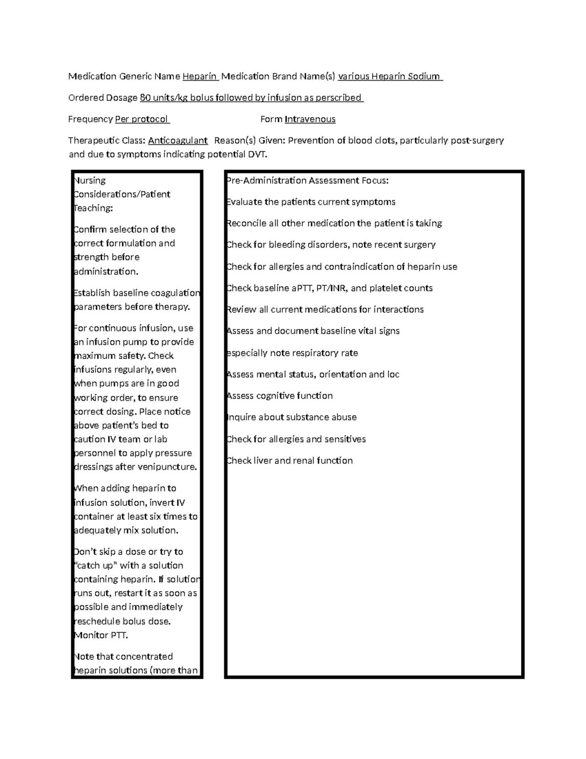 Vernon Watkins Med Card Template Standard Final - Medication Generic ...