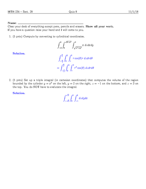 Calculus 3 Notes - Professor Ryan Maccombs - Vectors and Geometry of ...