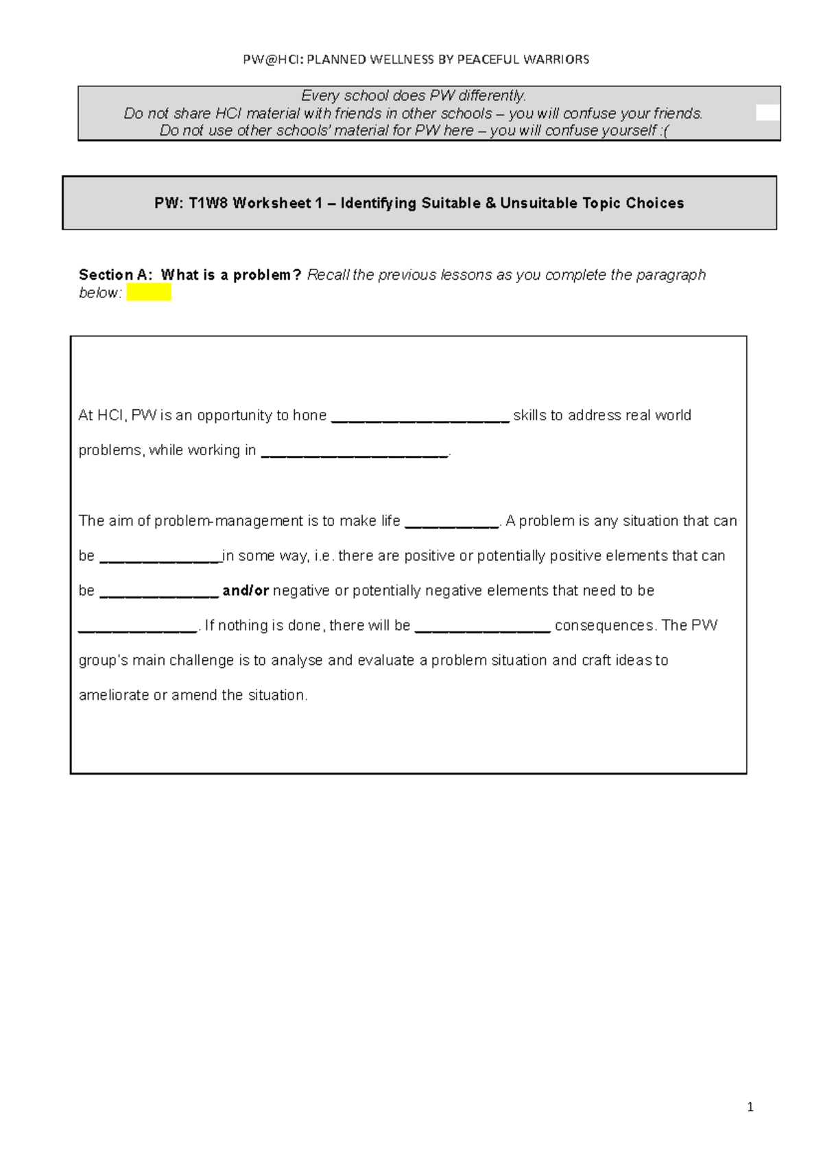 (student) T1W8 worksheets - Criminal law - Studocu