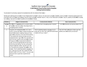 Cj 305 module 5 assignment - Tracey Durham 02/02/ CJ 305: Module 5 ...