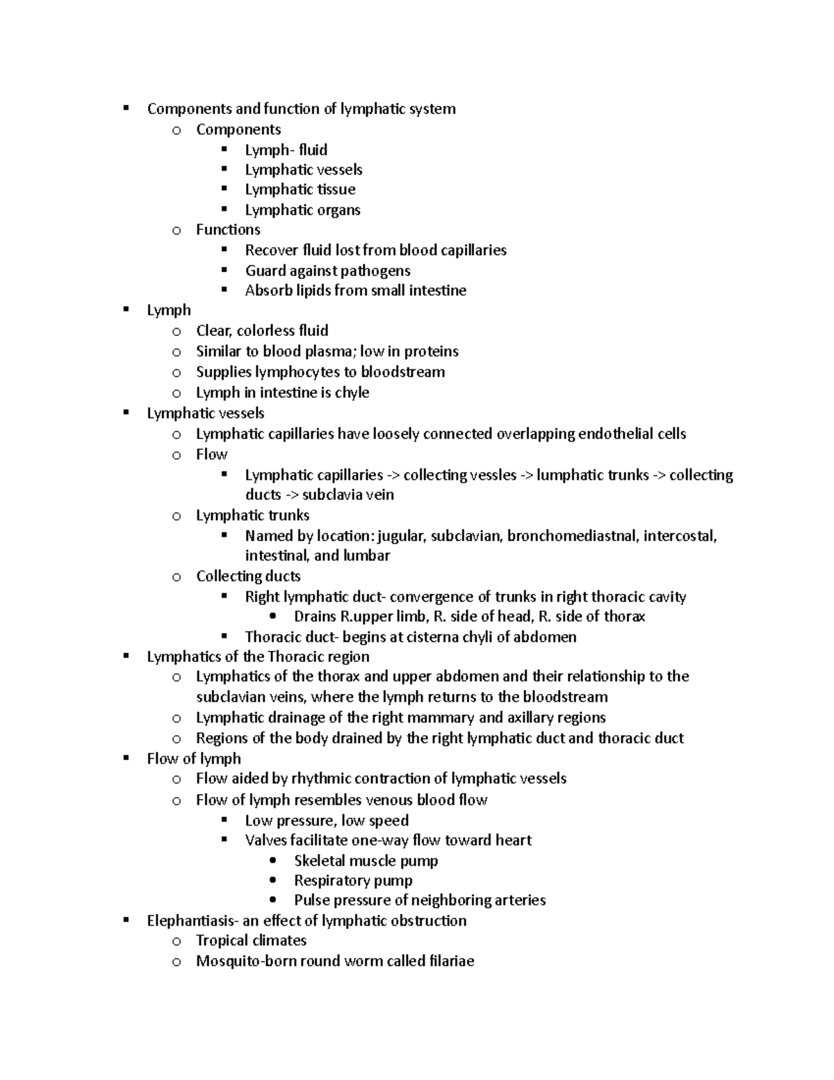 Components and function of lymphatic system - side of head, R. side of ...