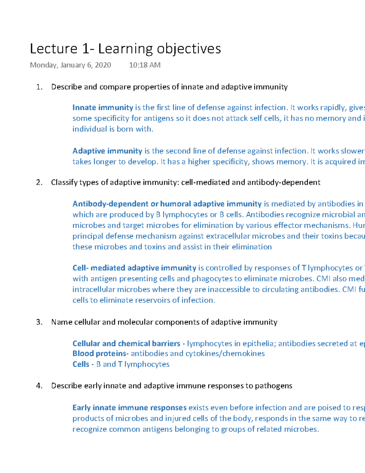 Lecture 1- Learning objectives - Warning: TT: undefined function: 32 Warning: TT: undefined ...