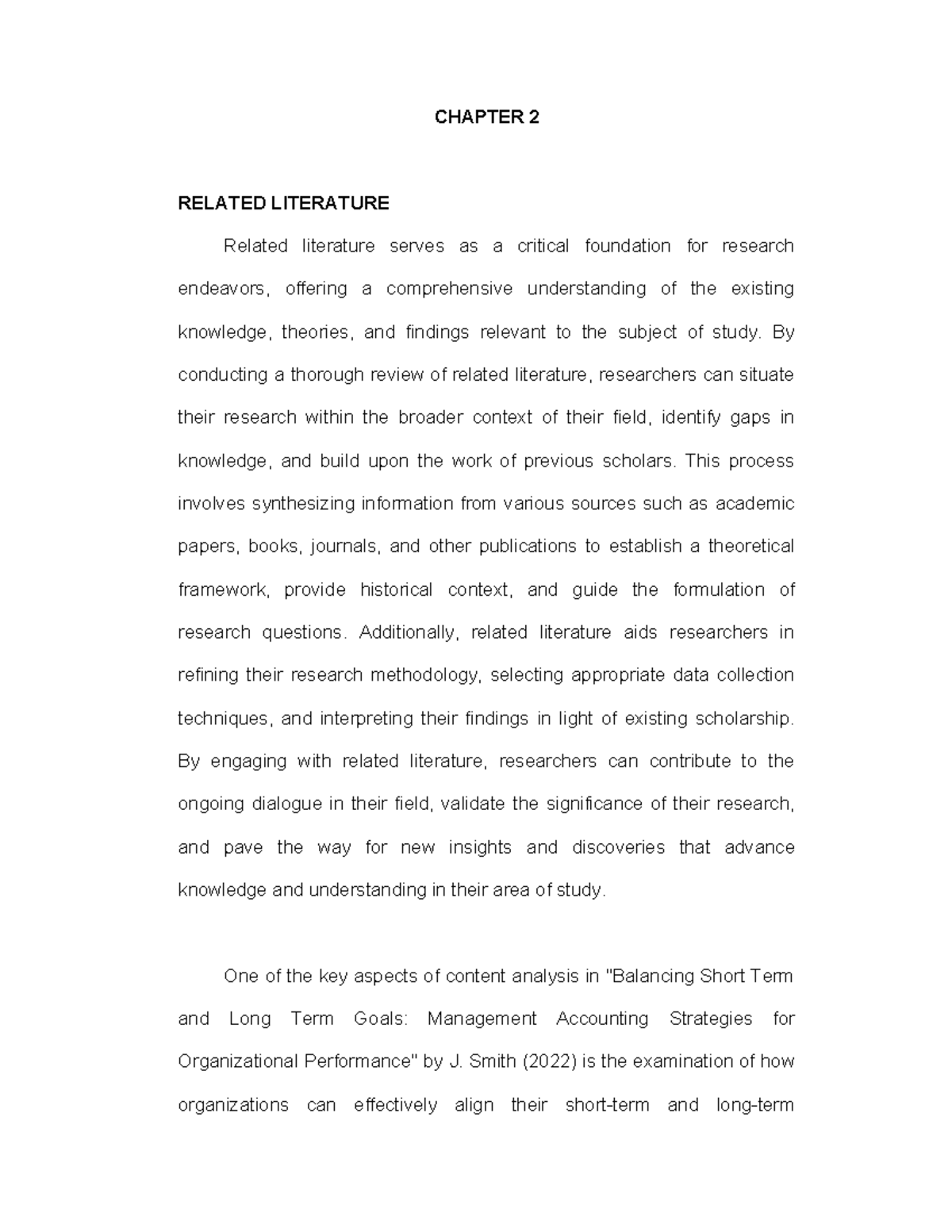 Chapter 2 revised - it will help in the studies as it can be your basis ...