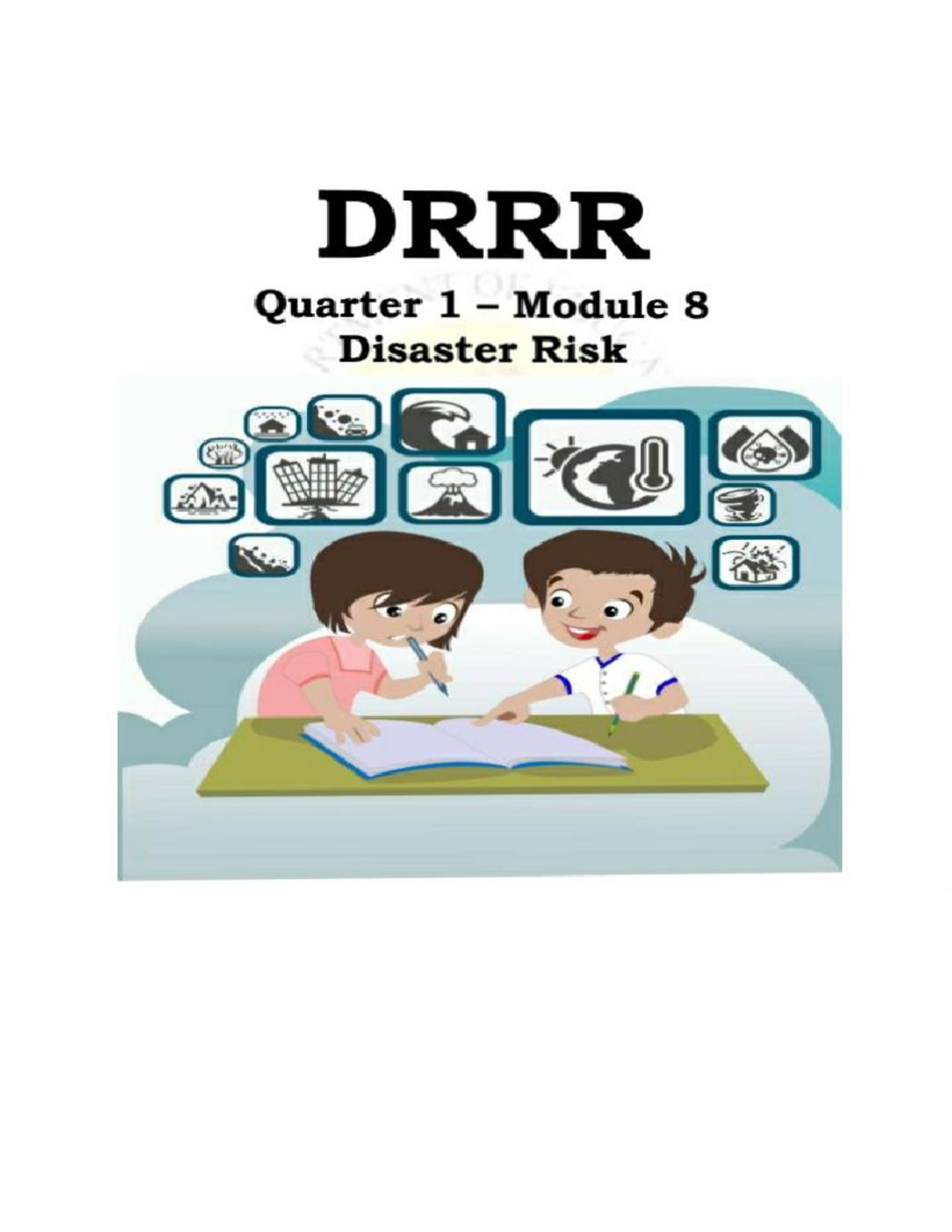 Disaster Risk Reduction and Management - Environmental Science - Studocu