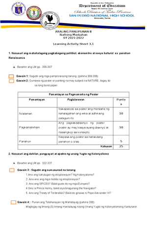 Statistics and Probability Q4 M4 - SENIOR HIGH SCHOOL Statistics and ...