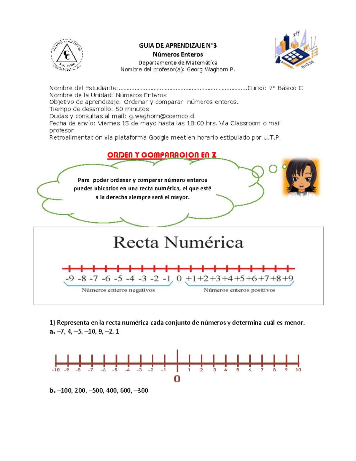 Matematica 7° C G - Resumen lenguaje y matemática - GUIA DE APRENDIZAJE ...