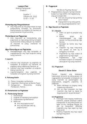 Q2 Filipino 9 Module 4 - Filipino Ikalawang Markahan Sariling Linangan ...