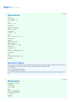 Topic 5 - Mathematics revision material. - Topic 5 [434 marks] 1a. (i ...