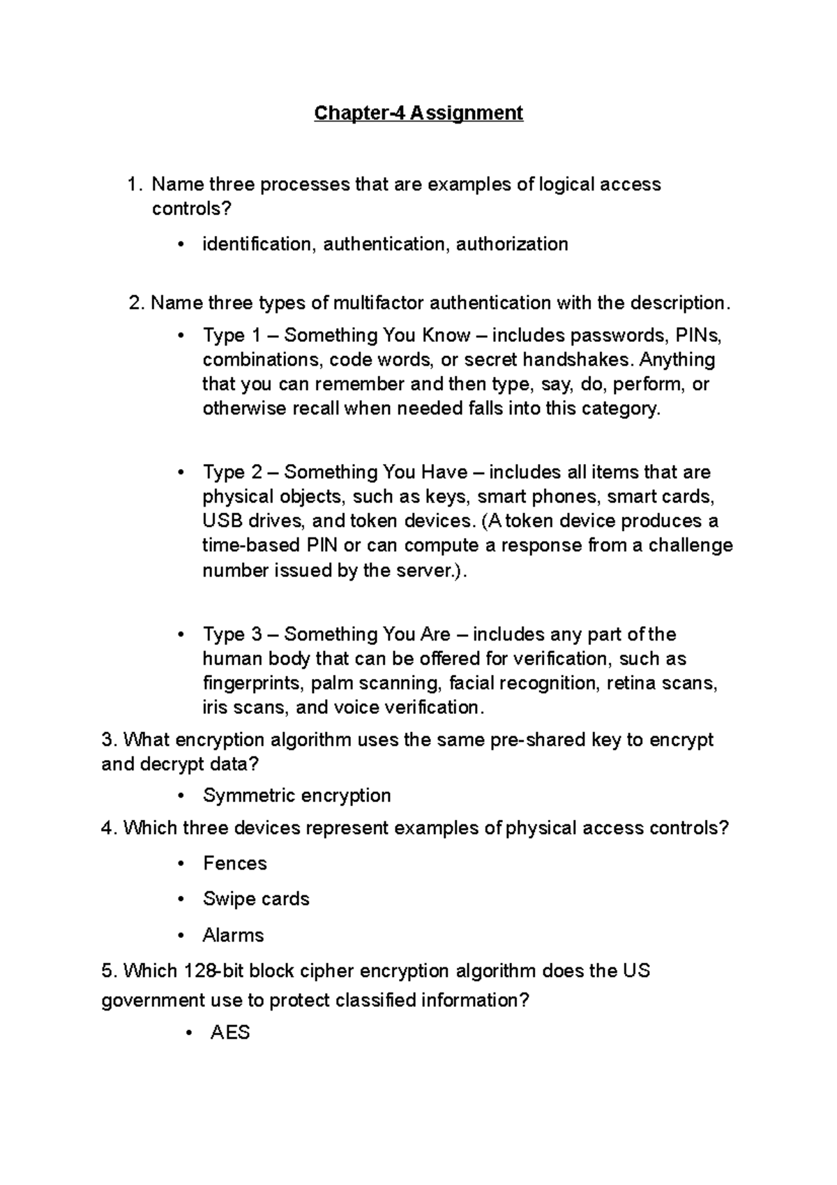 Chapter Assignment Chapter Assignment For Cnf2 Chapter 4 Assignment 8225