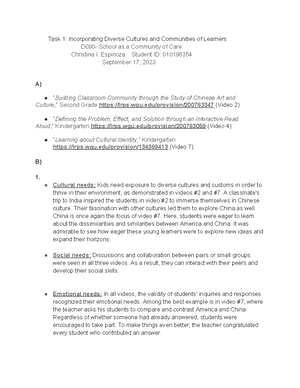 D094- Module 2 - Module 2- Cognitive Development Piaget’s Theory What ...