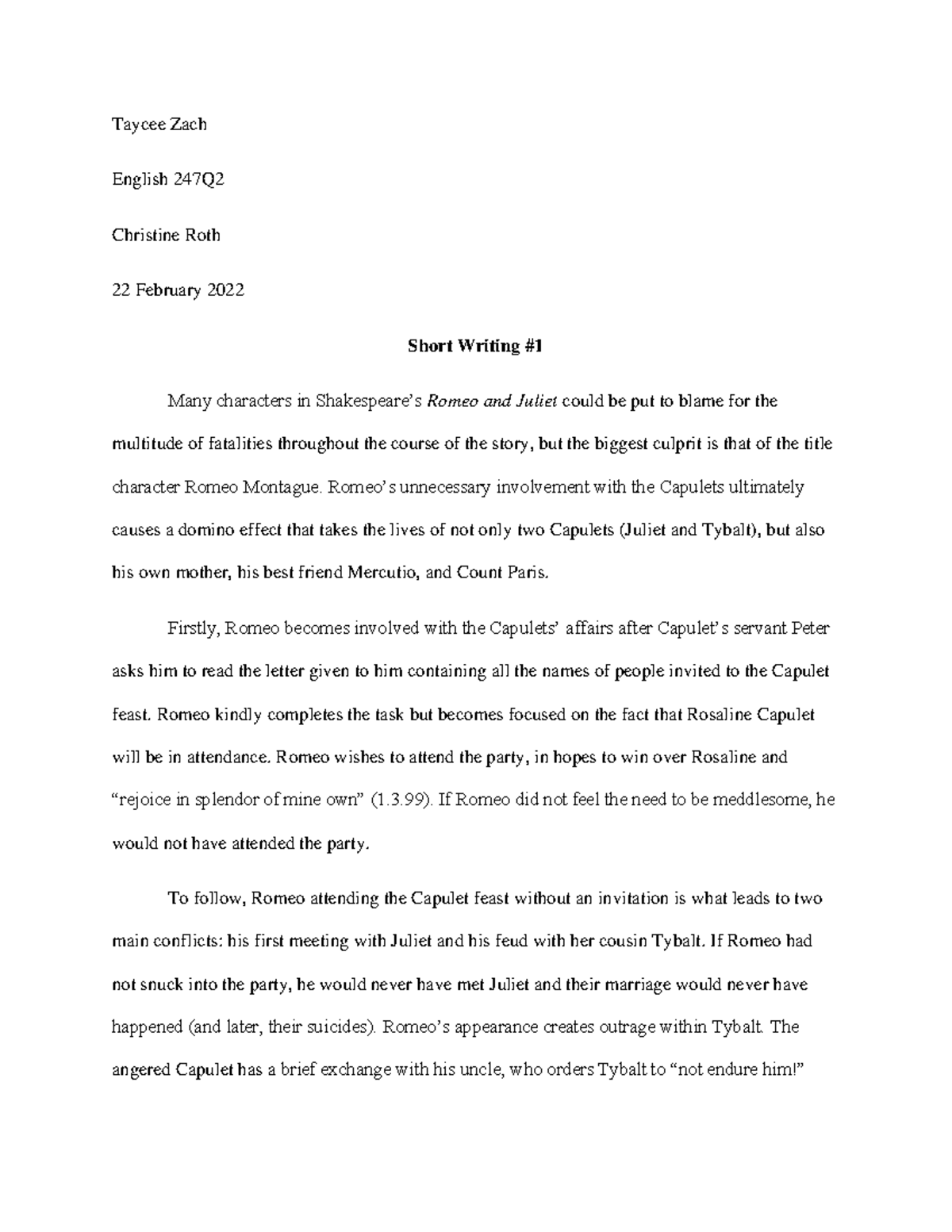 Short Writing 1 Taycee Zach Taycee Zach English 247Q Christine short-writing-1-taycee-zach-taycee-zach-english-247q-christine