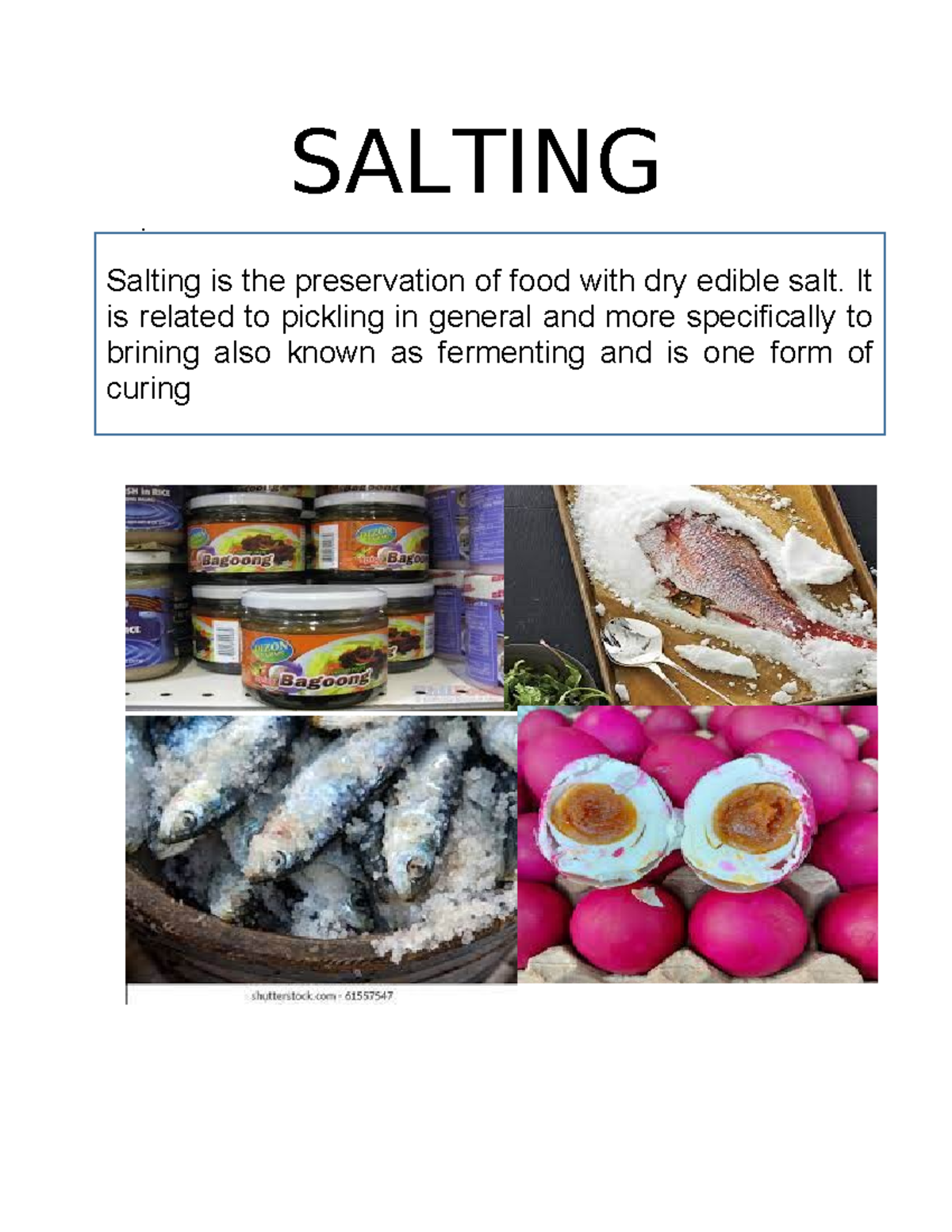 Salting - none - Bachelor of Science in Information of Technology ...
