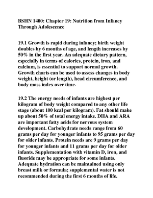BSHN 1400- Chapter 2-Designing a Healthy Eating Pattern - Balance is ...