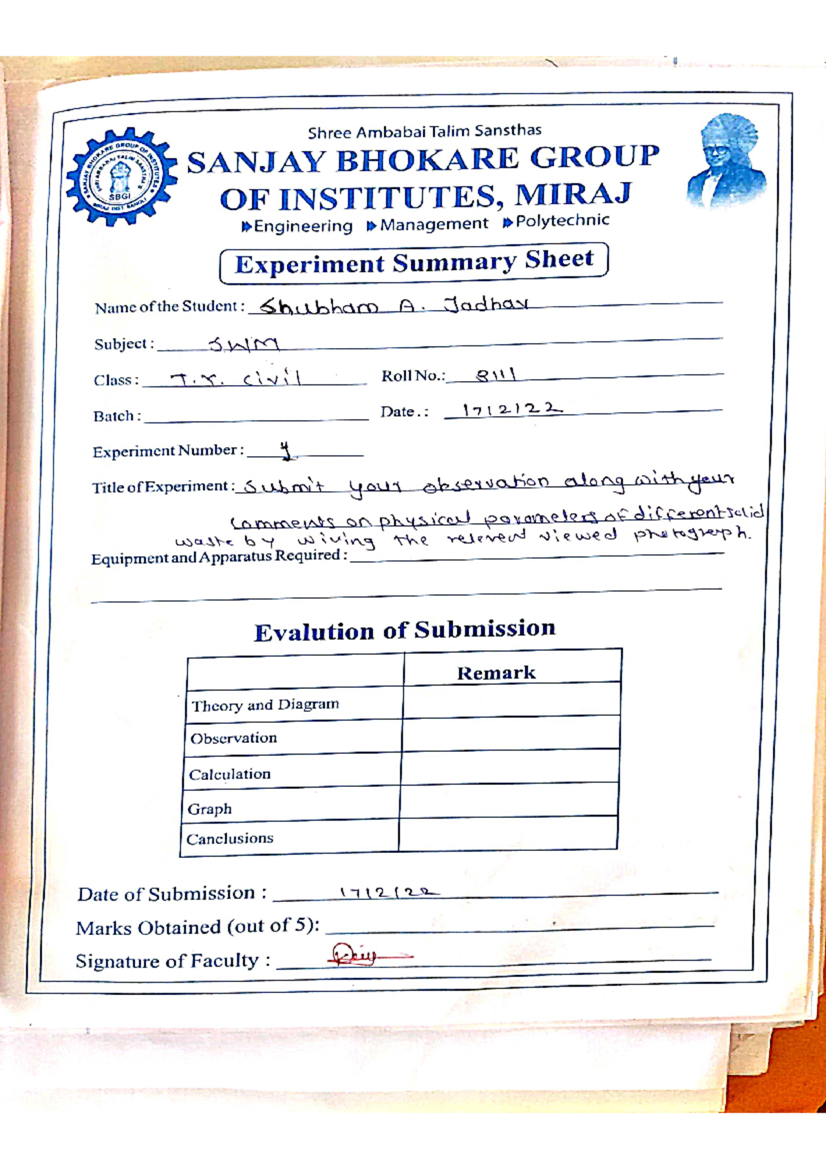 SWM - Solid waste management - Studocu