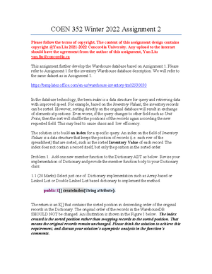 [Solved] Assume that array A contains n values Random takes constant time - Data structure and ...