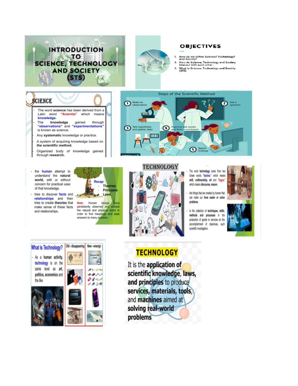 STS- Module - CHAPTER I: GENERAL CONCEPTS AND HISTORICAL EVENTS IN ...