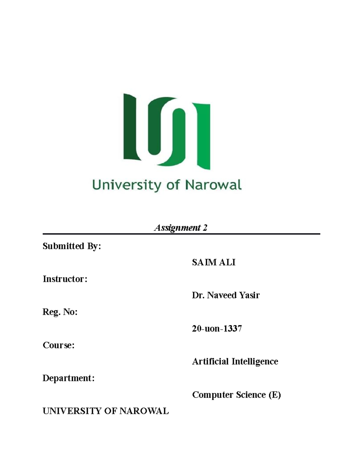 AI - This is A1 project. This will help you in developing game ...