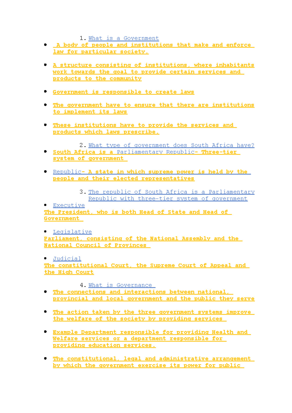 Module 1 - The Government and Politics of the Middle East and North ...