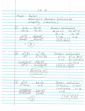 IA7 1 - Notes on how to do the problems along with example problems ...